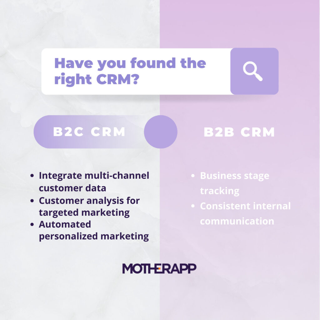 Although both B2B and B2C CRM systems aim to strengthen customer relationships, due to their ...